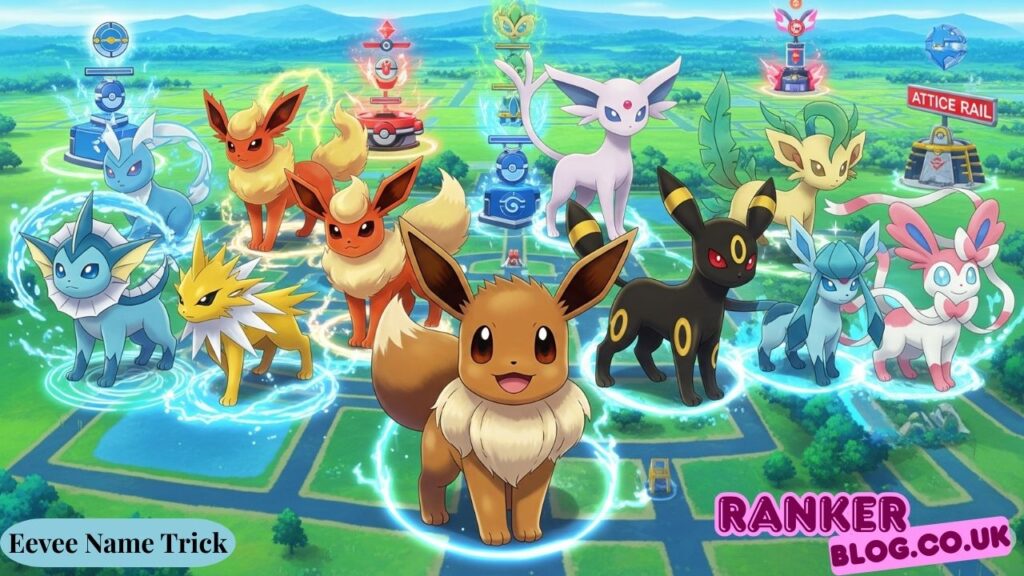 Eevee Name Trick Pokemon GO 2024: Complete Guide to All Evolution Names & Methods - Ranker Blog